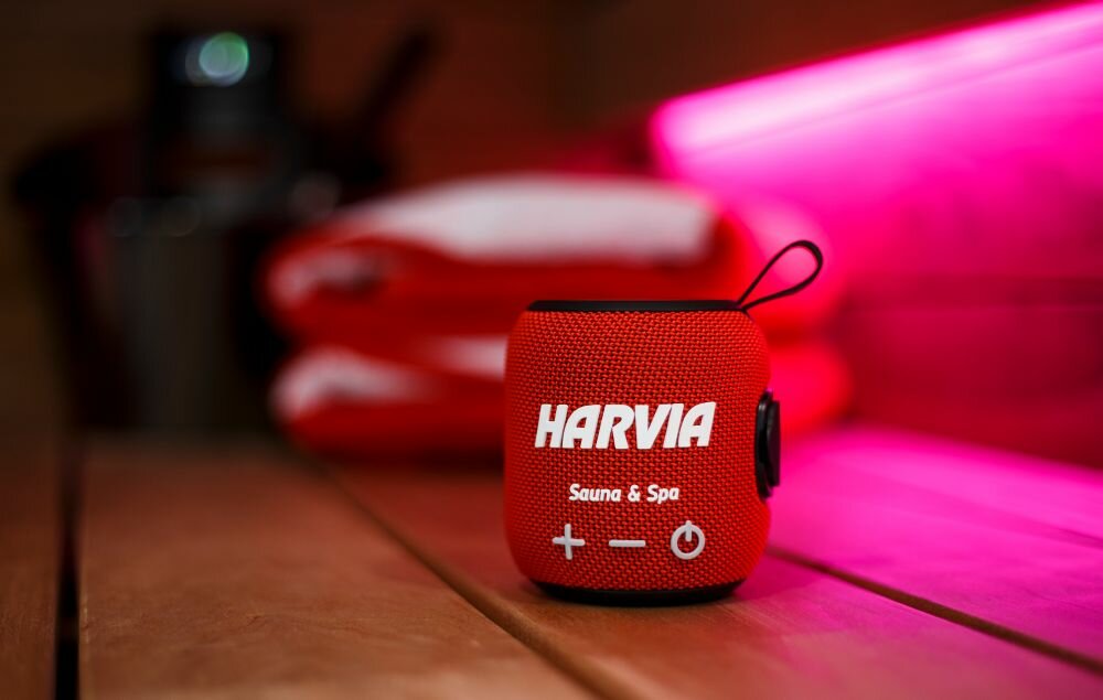 Harvia Red - Wasserdichter Bluetooth Lautsprecher für Sauna & Draußen ...